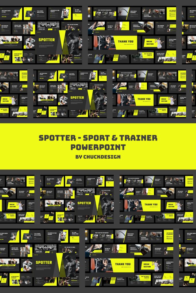 Spotter - Sport & Trainer PowerPoint – MasterBundles