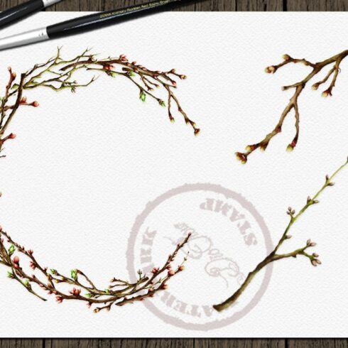 Spring Buds Illustration | Master Bundles