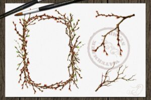 Spring Buds Illustration – MasterBundles