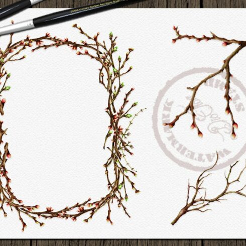 Spring Buds Illustration | Master Bundles