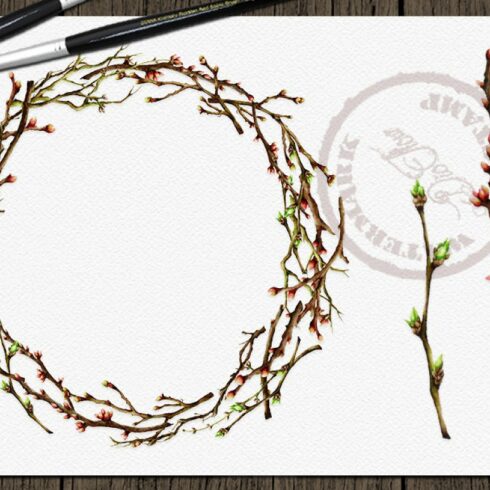 Spring Buds Illustration | Master Bundles