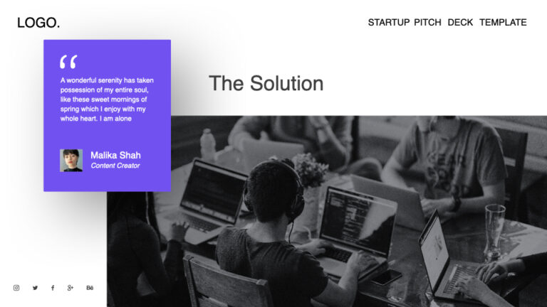 Startup Pitch Deck Presentation Template – MasterBundles