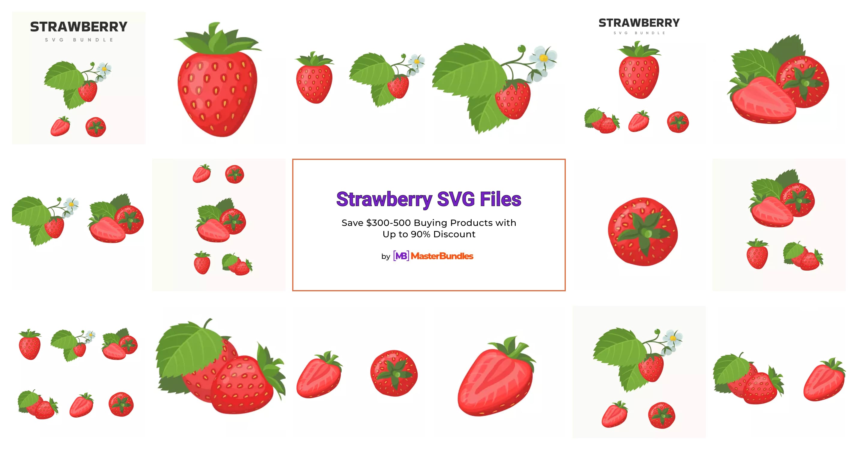 103+ Strawberry SVG Files for 2024 - MasterBundles