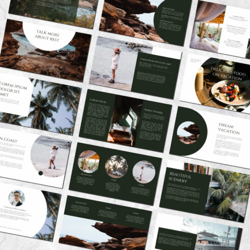 Summer Vacation Powerpoint Template – MasterBundles