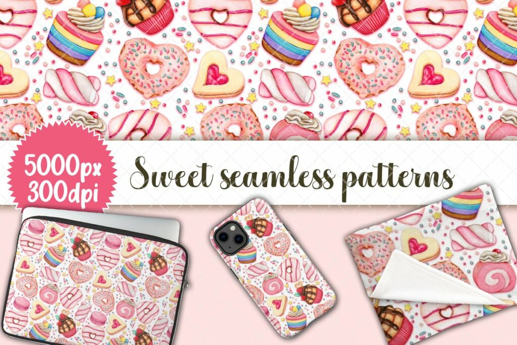 2 Candies and Treats Patterns – MasterBundles