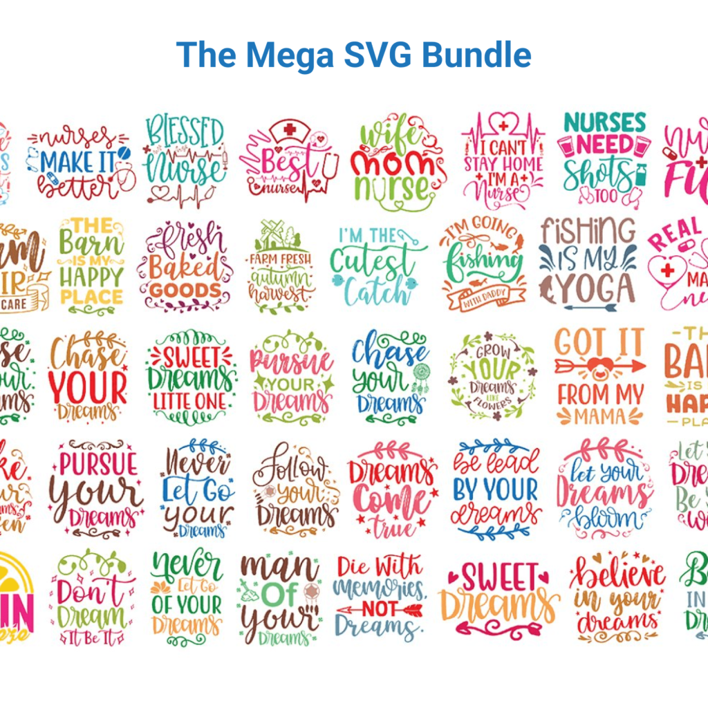 The Mega SVG Bundle – MasterBundles