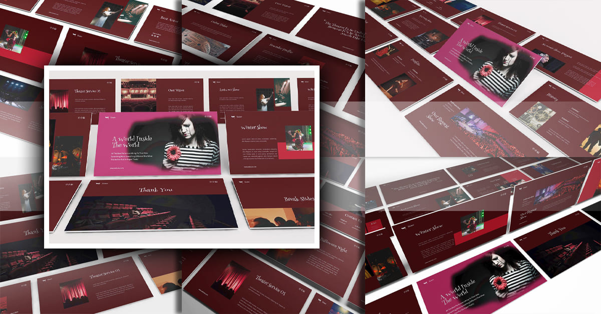 Theater Powerpoint Template – MasterBundles