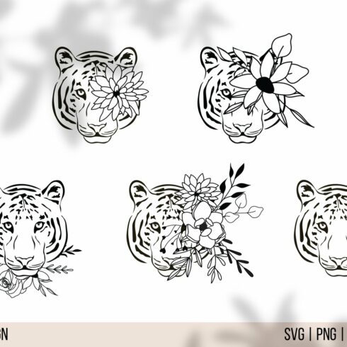 Floral Animals, Flower Animals SVG Bundle | Master Bundles