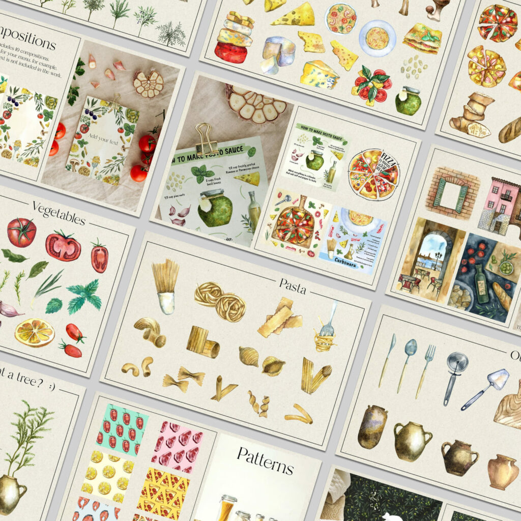 Toscana & Italian Food – MasterBundles