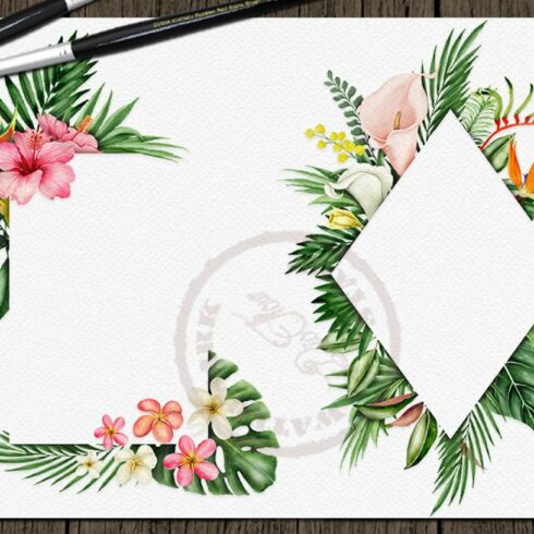 Tropical Frames Illustration | Master Bundles