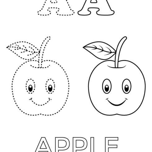 A to Z coloring pages for kids | MasterBundles
