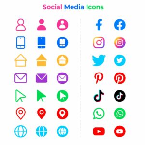 social media icons for personal use free | MasterBundles