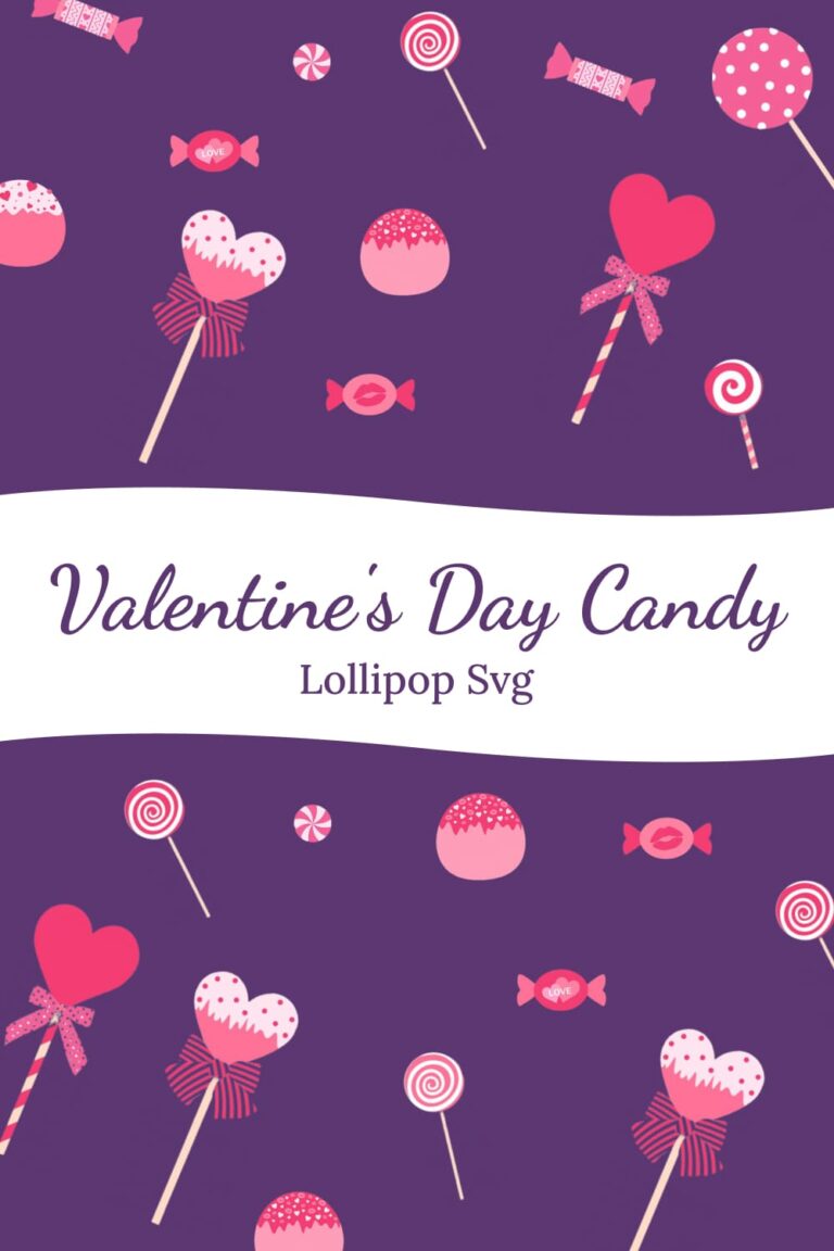 Valentine's Day Candy. Lollipop SVG – MasterBundles