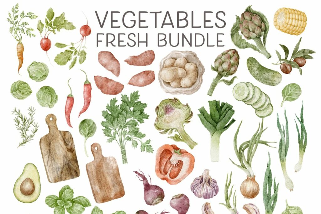 Vegetables Bundle – MasterBundles