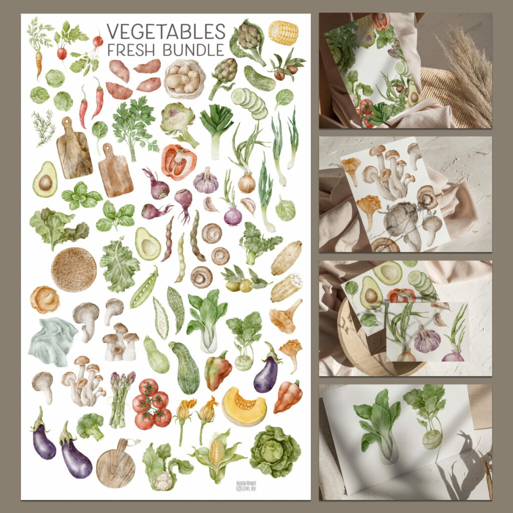 Vegetables Bundle – MasterBundles