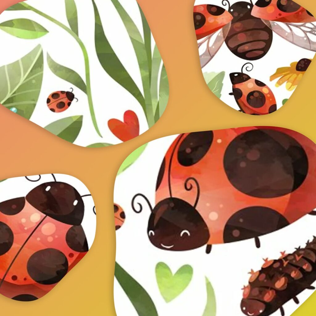 Watercolor Ladybug Clipart | MasterBundles