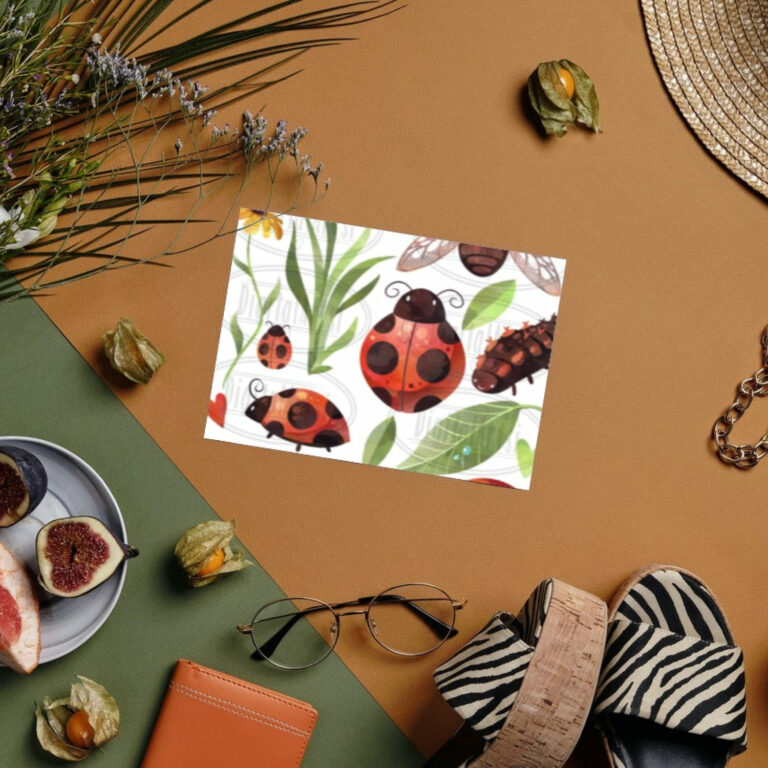 Watercolor Ladybug Clipart | MasterBundles