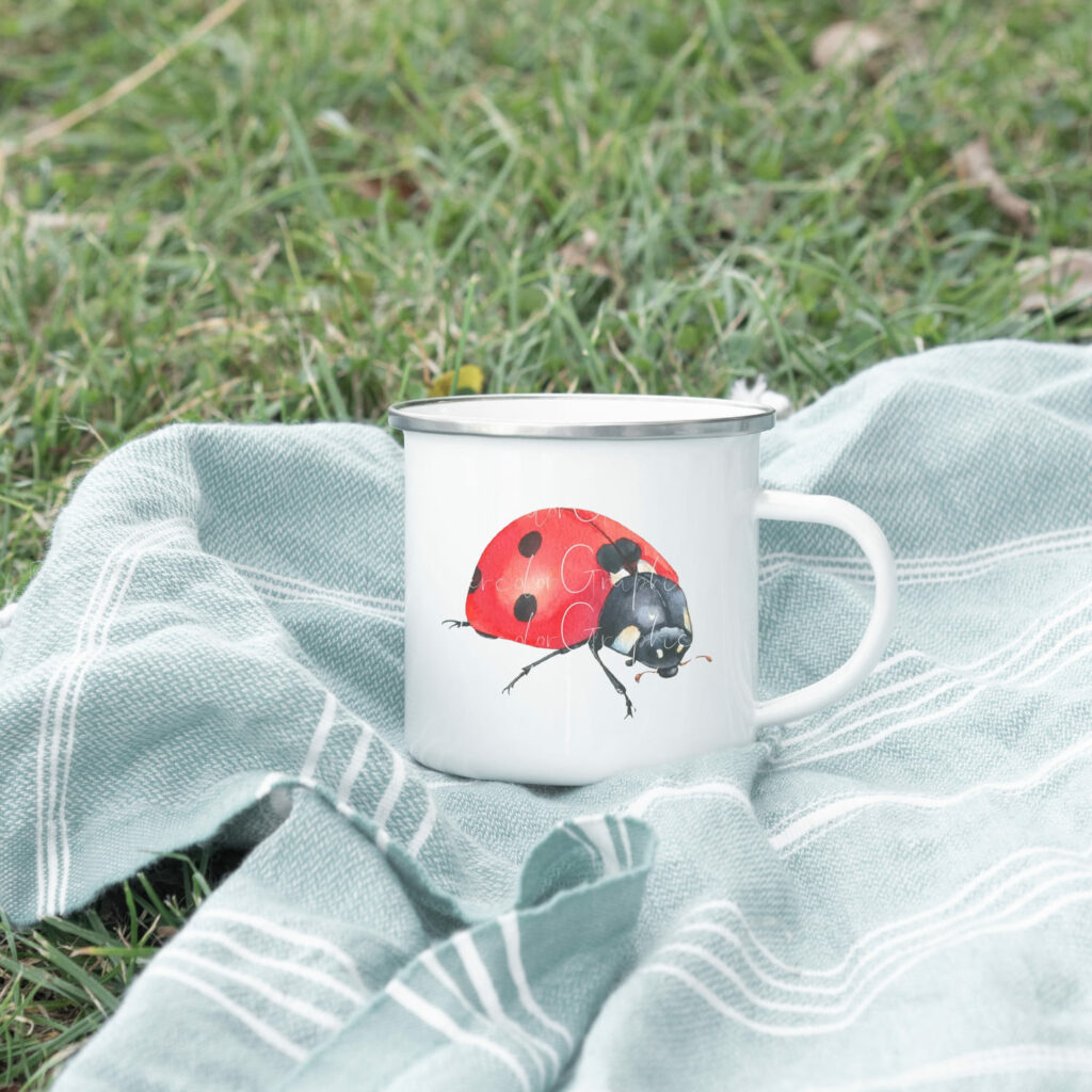 Watercolor Ladybug Clipart Bundle – MasterBundles