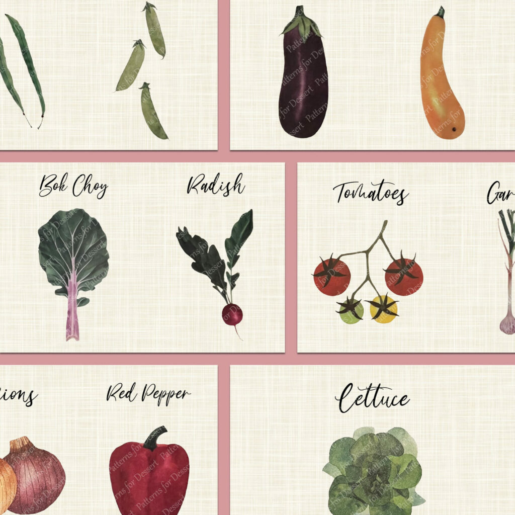Watercolor Vegetable Clip Art – MasterBundles