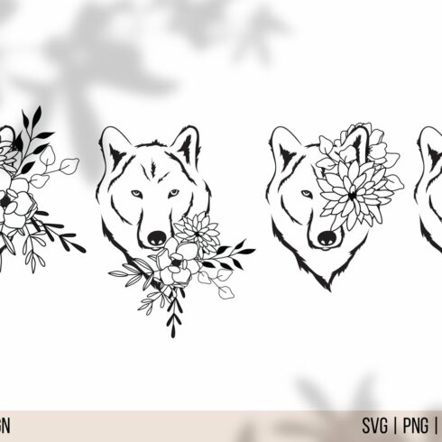 Floral Animals, Flower Animals SVG Bundle | Master Bundles