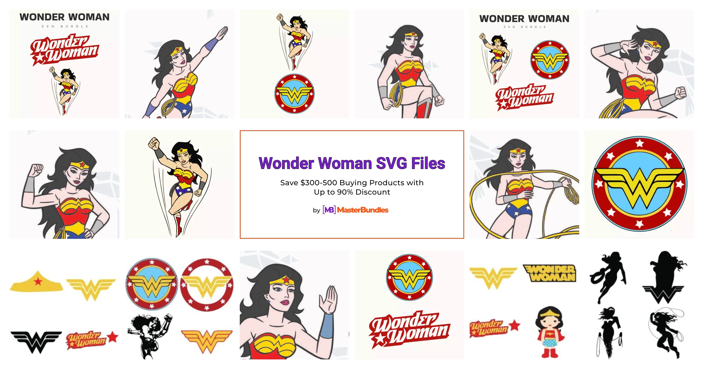 11+ Wonder Woman SVG Files for 2025 - MasterBundles