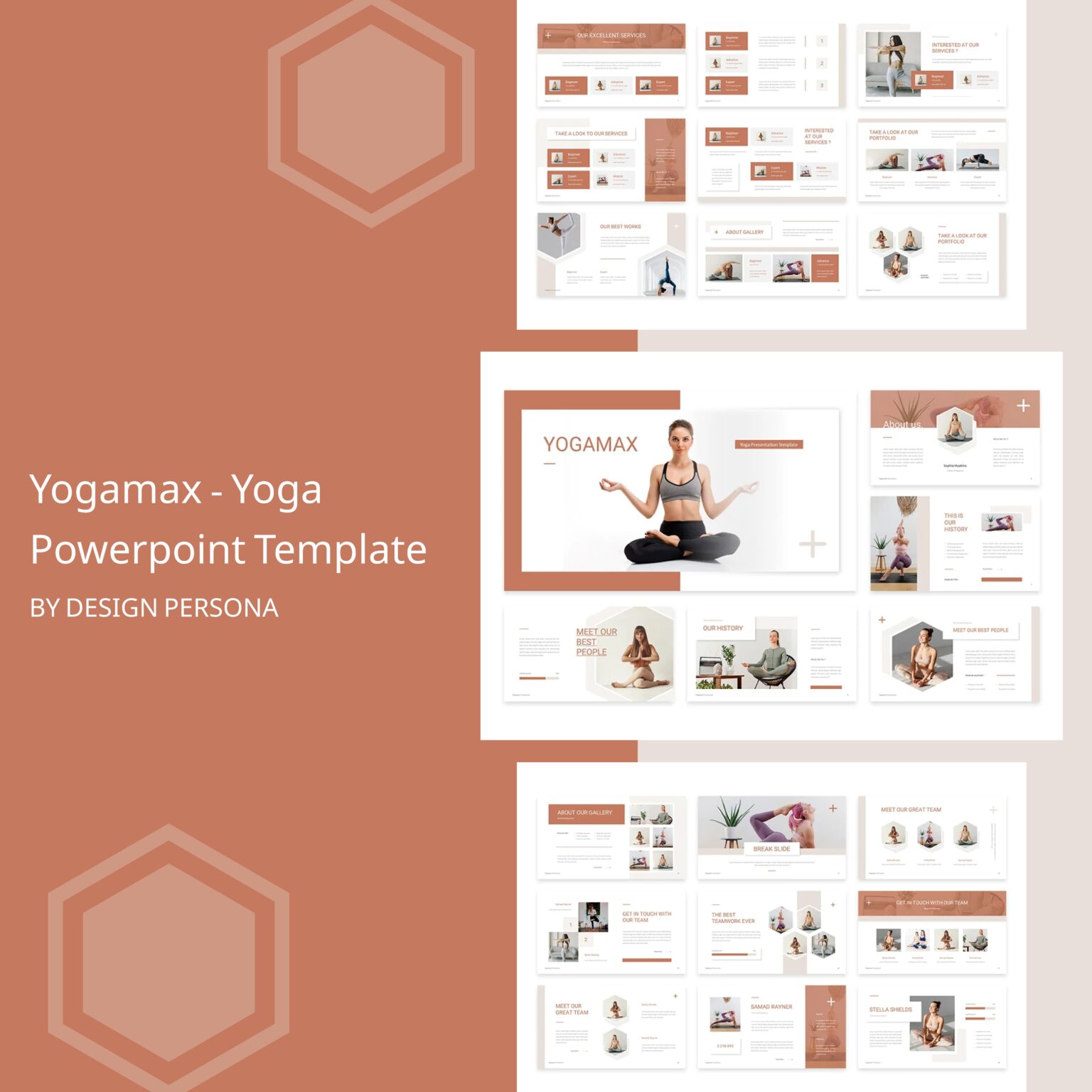 Yogamax - Yoga Powerpoint Template – MasterBundles