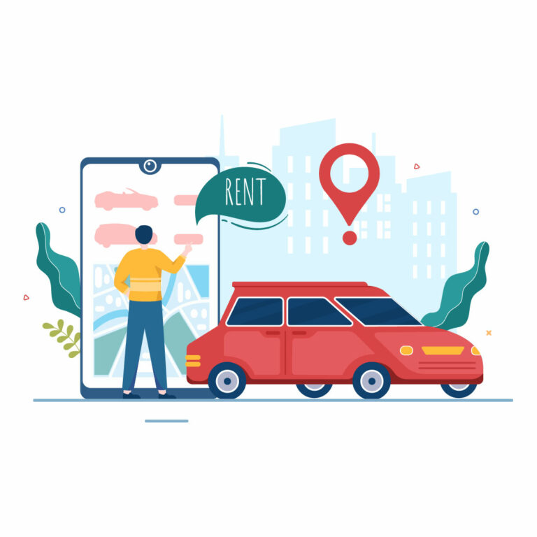 15 Car Rental Illustration - MasterBundles