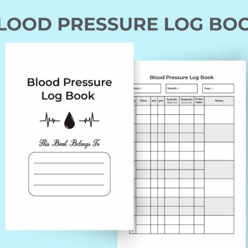 Blood Pressure Notebook KDP Interior | Master Bundles