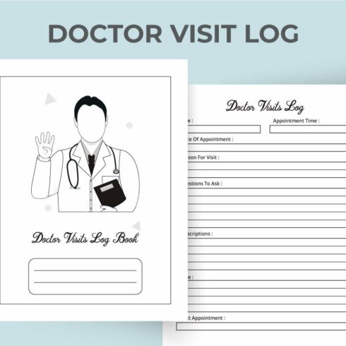 Medical Log Book KDP Interior Vector | Master Bundles