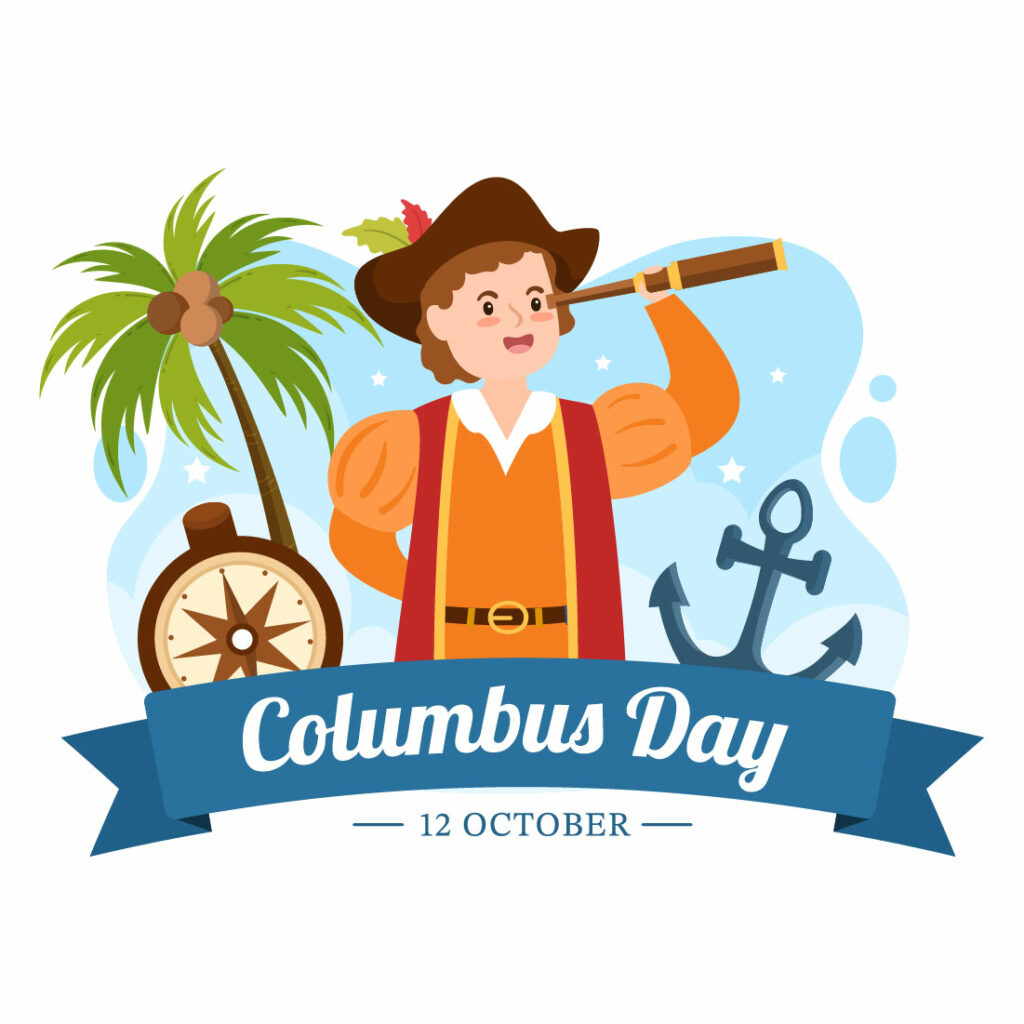 17 Happy Columbus Day National Holiday Illustration - MasterBundles