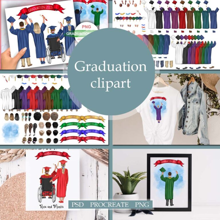 Graduation Clipart | 2022 Graduate - MasterBundles