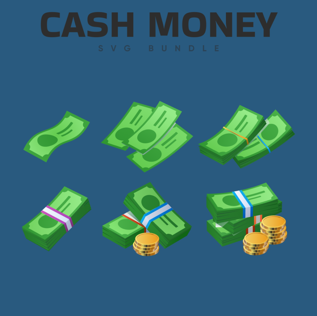 Money Bag SVG Designs | Master Bundles
