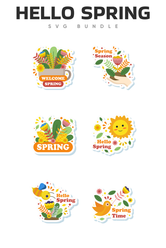 Hello Spring SVG – MasterBundles