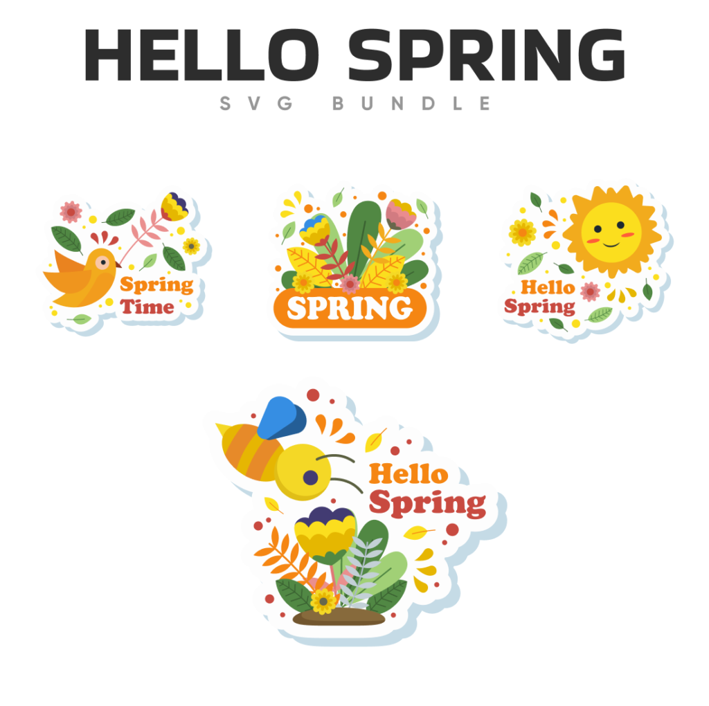 Hello Spring SVG – MasterBundles