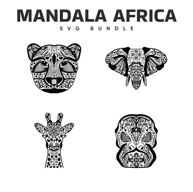 Mandala Africa SVG – MasterBundles