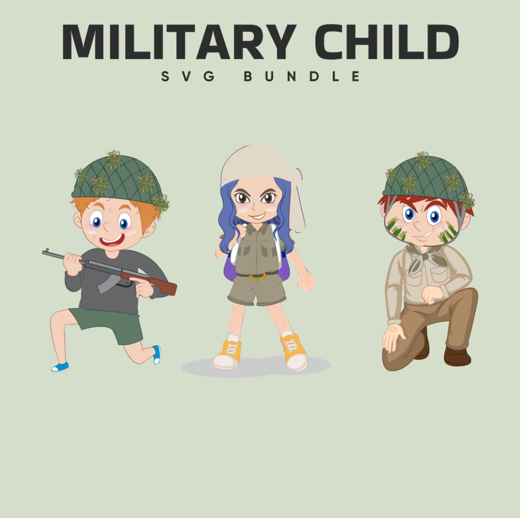 Military Child SVG – MasterBundles