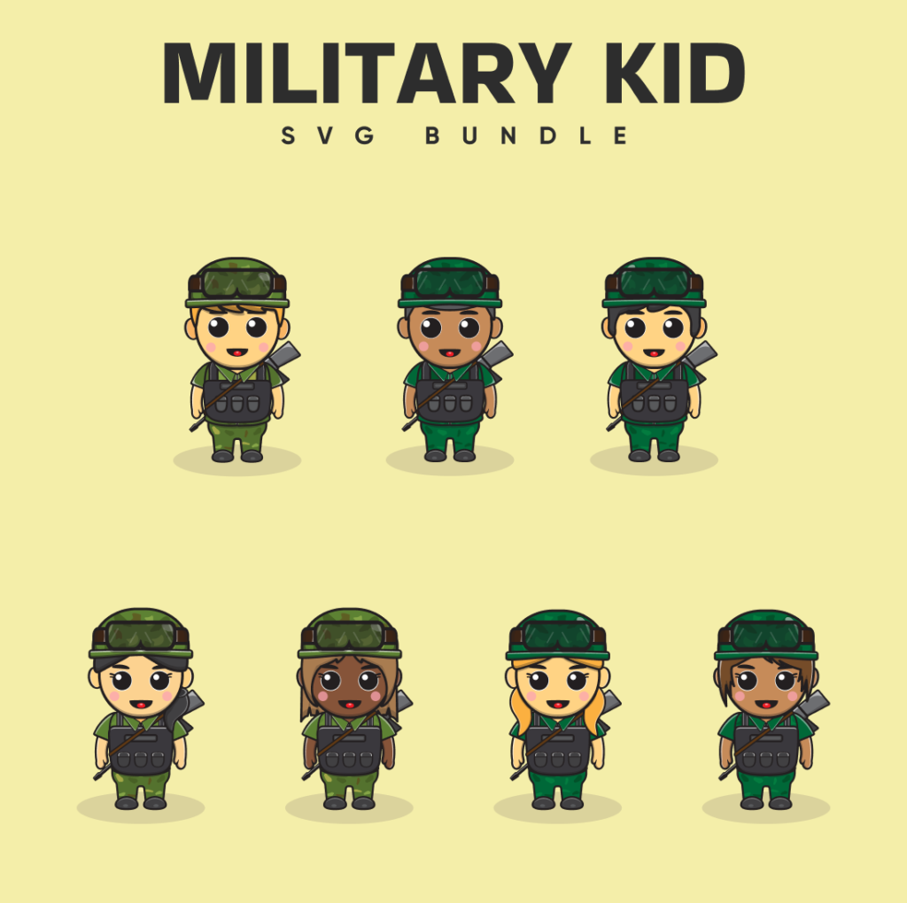 6 Military SVG Free Designs – MasterBundles