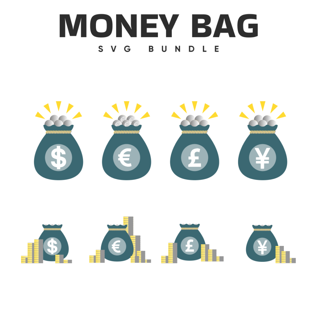 Money Bag SVG Designs – MasterBundles