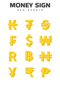 Money Sign SVG Designs – MasterBundles