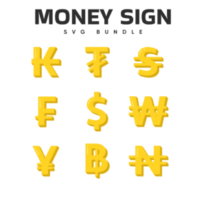 Money Sign SVG Designs – MasterBundles