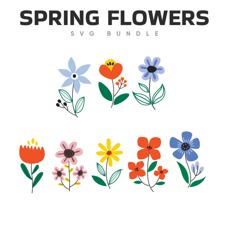 Spring Flowers SVG – MasterBundles