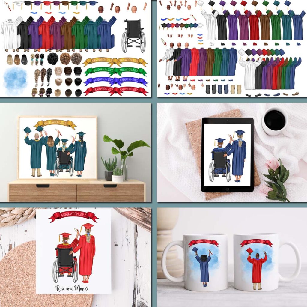 Graduation Clipart | 2022 Graduate - MasterBundles