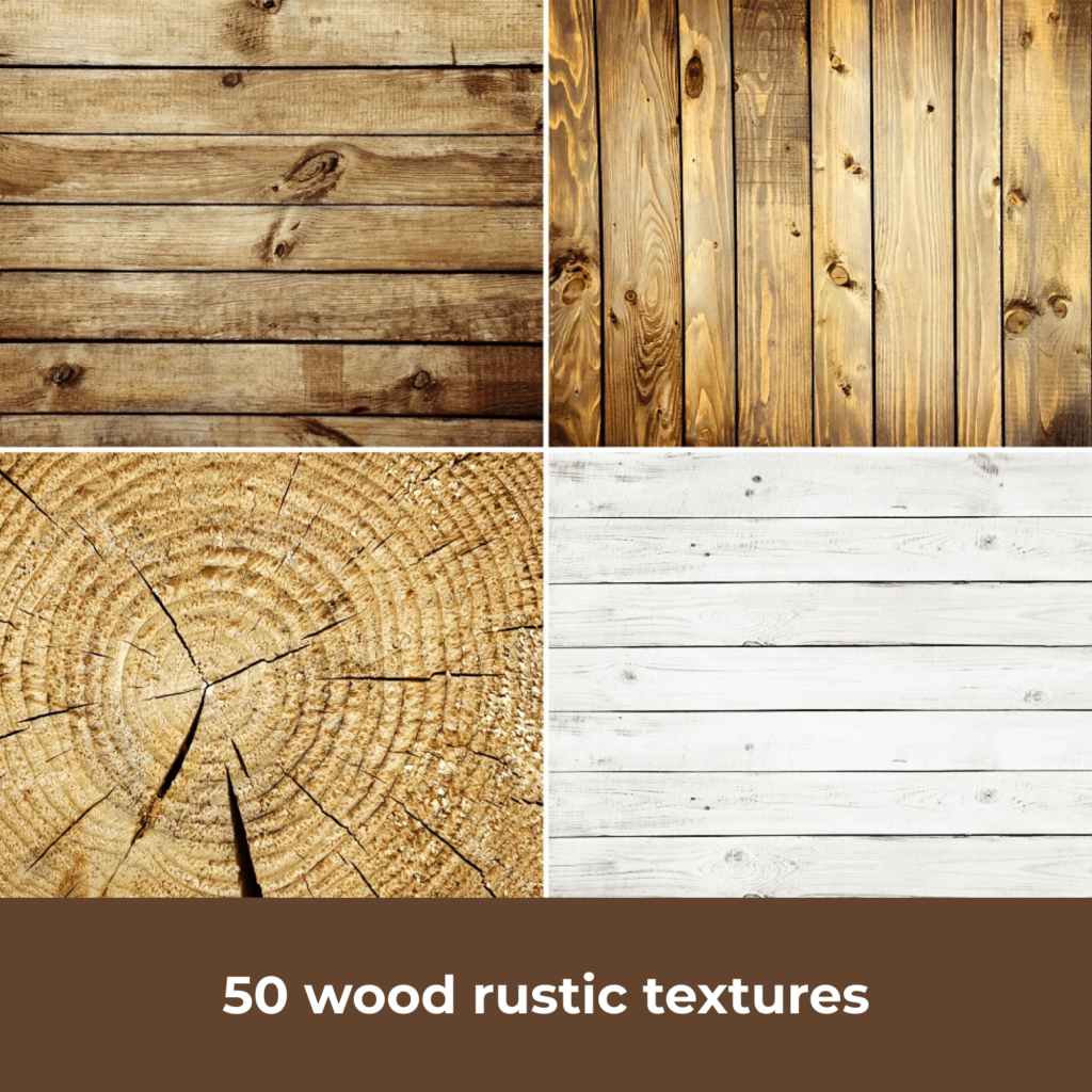 50 Wood Rustic Textures – MasterBundles