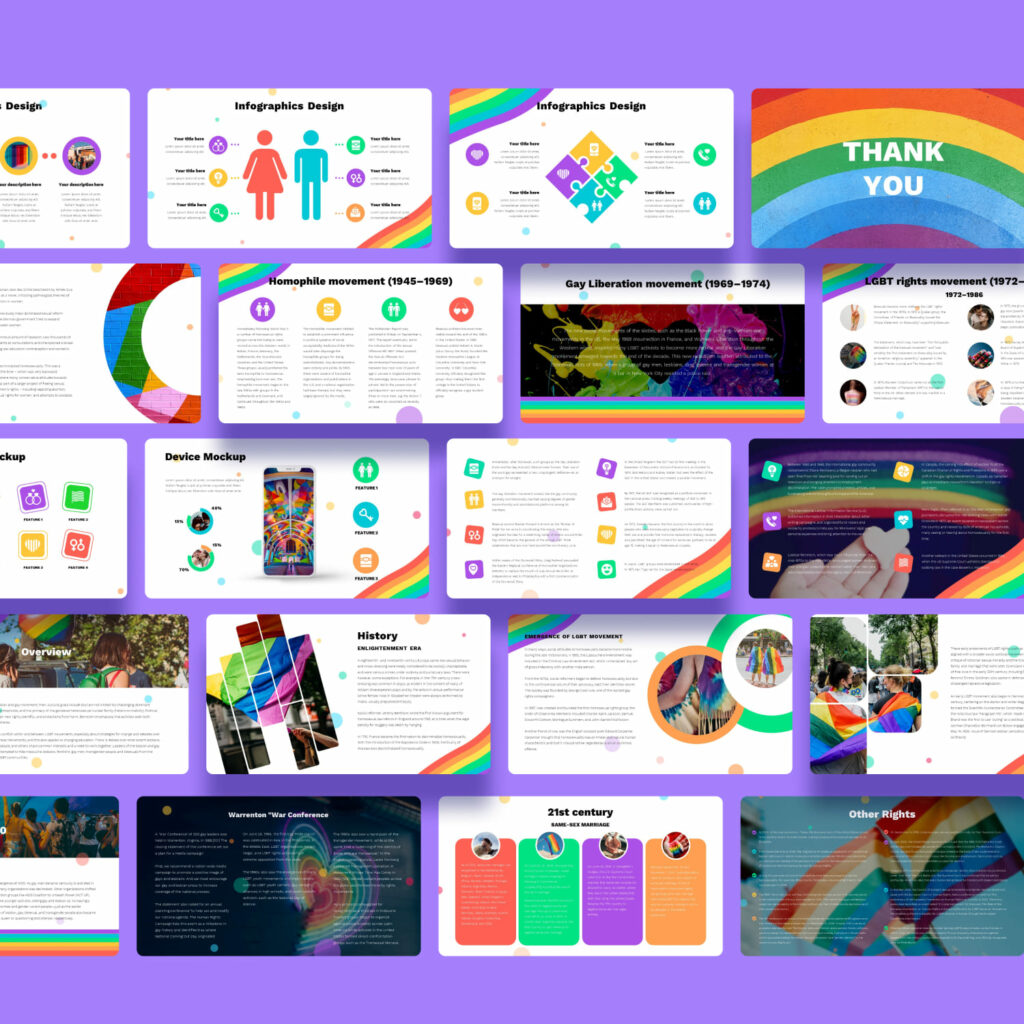 LGBT History Powerpoint Template – MasterBundles
