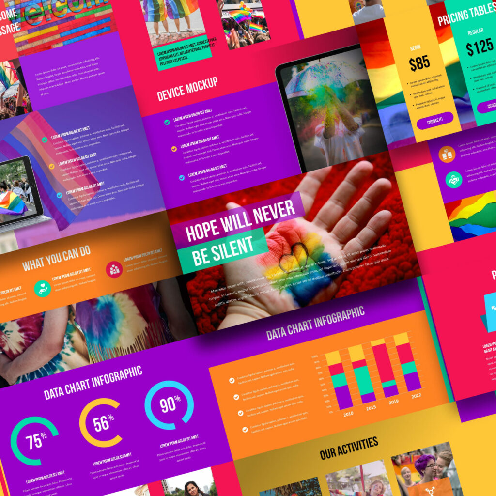 Pride Month Powerpoint Template – MasterBundles