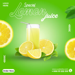 04 Juice Social media Post templeted | MasterBundles