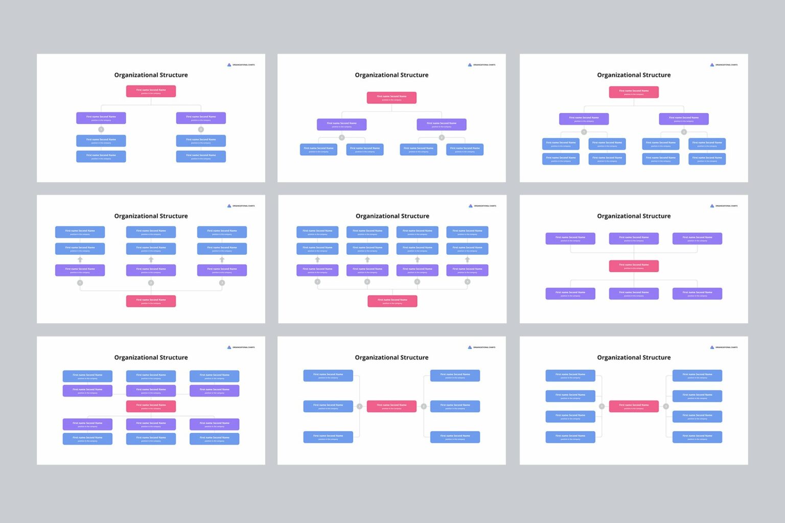 Org Charts PowerPoint Templates – MasterBundles
