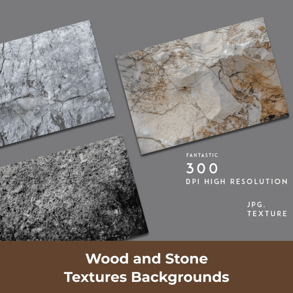 Wood and Stone Textures Backgrounds – MasterBundles