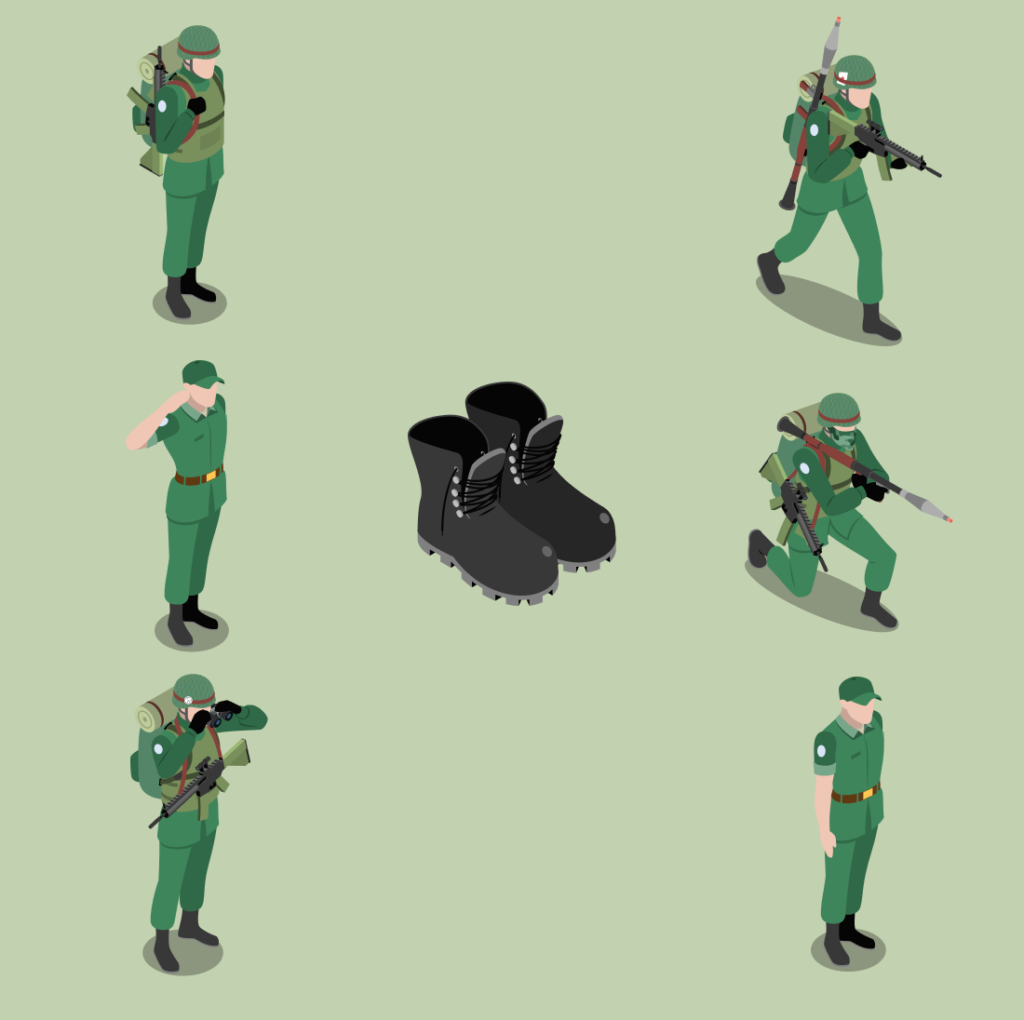 Military Combat Boots SVG – MasterBundles