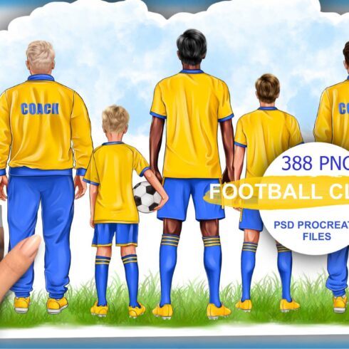 Football clipart, soccer clipart. | MasterBundles